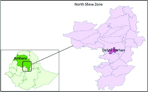 Location Of Debre Berhan Town Download Scientific Diagram