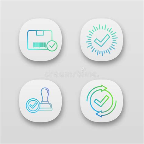 Checking Process App Icon Stock Vector Illustration Of Process 175455639