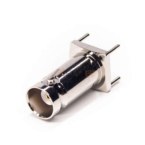 Bnc Female Socket Connector Through Hole Mount For Pcb Metabeeai