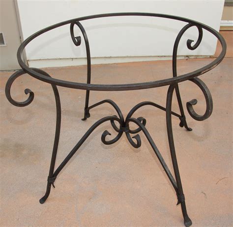 Spanish Wrought Iron Dining Table Base Indoor Or Outdoor For Sale At
