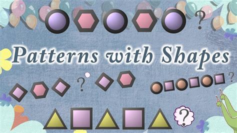 Abab Pattern With Shapes Youtube