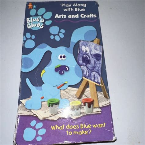 Blues Clues Arts And Crafts Vhs 1998 Nick Jr Nickelodeon Orange Eur 15