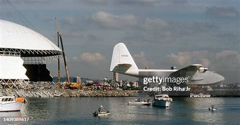 Howard Hughes H 4 Hercules Known As The Spruce Goose Prepares To