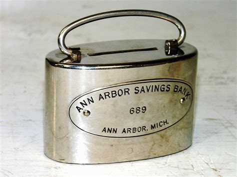 Portable Safe Coin Bank From Ann Arbor Savings Bank 68… Flickr