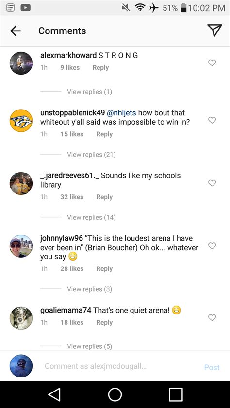 Instagram Comments Template