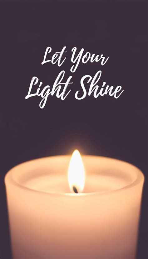 Let Your Light Shine Candle Art For Positive Vibes Poster Playground