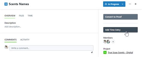 Time Tracking Workflow Lytho Support