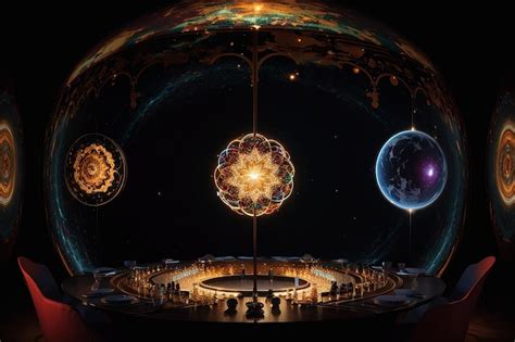 Premium Ai Image Parallel Universes Feast Multiverse Convergence