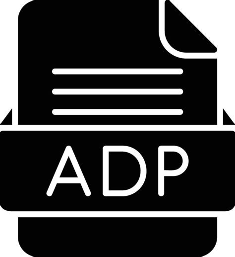 Adp File Format Line Icon 28643948 Vector Art At Vecteezy