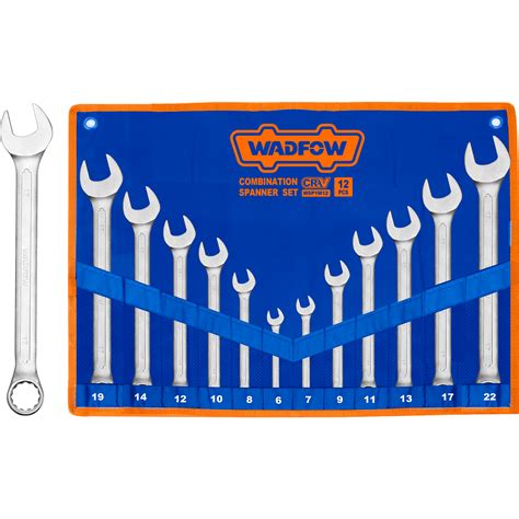 Wsp1m12 12 Pcs Combination Spanner Set Wadfow