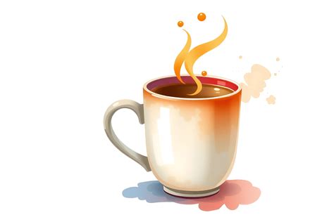 Illustration Of A Steaming Coffee Mug Free Download Ai Scribbles