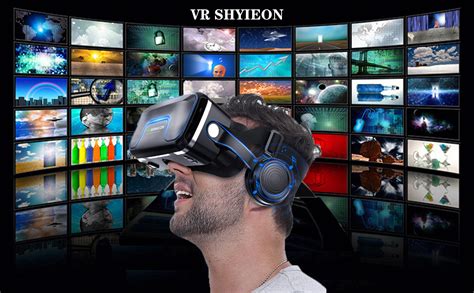 Vr Headset For Phone Virtual Reality Headsets With Hd 110°fov Anti