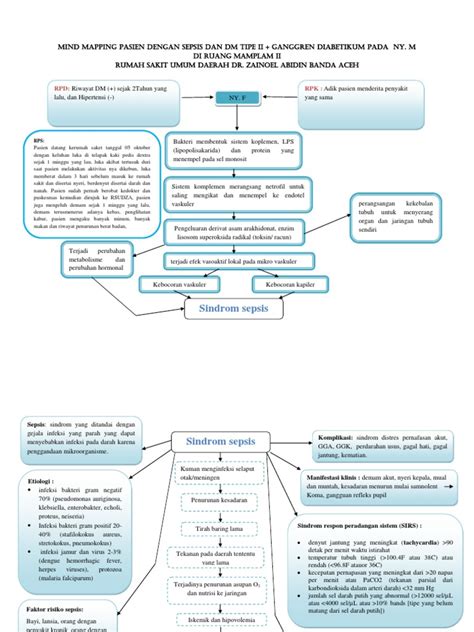 Mind Mapping Pasien Dengan Sepsis Dan Luka Decubitus Pada Ny Pdf