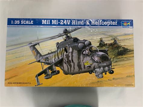 Trumpeter 135 Mil Mi 24v Hind E Helicopter Model Kit 5103 Frontline