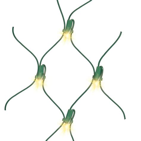 Holiday Time Led Tree Trunk Net Christmas Lights Warm White 100 Count