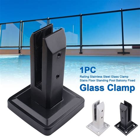 Floor Standing Home Fixed Pool Balcony Clip Glass Grandado