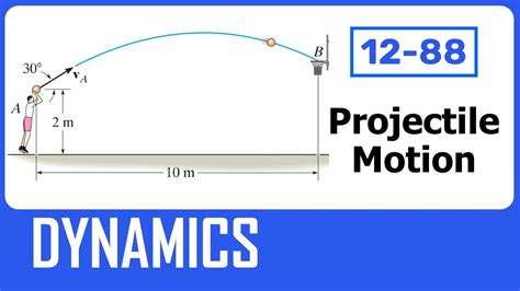 Dynamics Projectile Motion Problem 1 Youtube