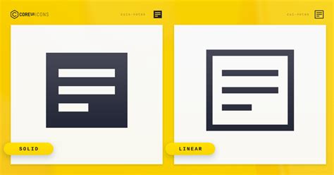 Notes Icon · Linear · Coreui Icons · Svg Javascript Typescript And Webfont