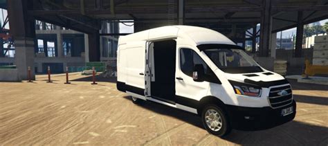 Gta 5 Ford Transit 2020 Van V2 Mod