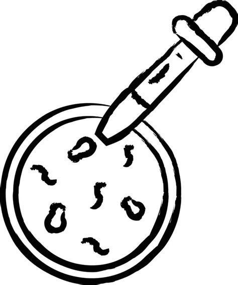Bacteria Testing Hand Drawn Vector Illustration 35501366 Vector Art At