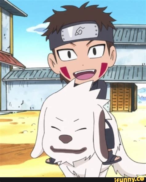 Kiba Inuzuka And Akamaru Chibi
