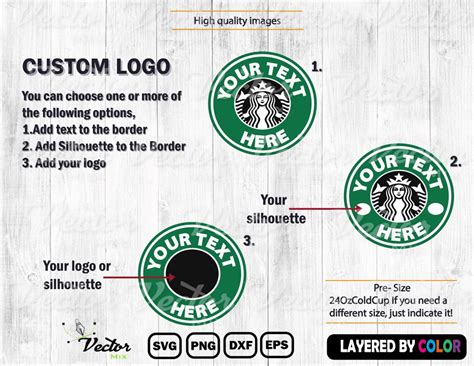 Personalized Starbucks Logo Svg Png Dxf Y Eps Coffee Brand Cricut