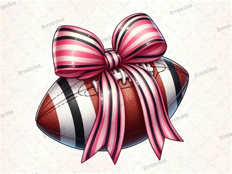 Coquette Football Png Football Cliaprt Graphic By Dreamshop · Creative