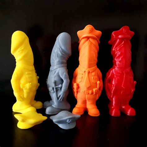 3d Printable Captain Dick And Rangers By Iradj3d