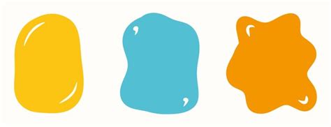 Premium Vector Doodle Shapes And Frames For Social Media Color