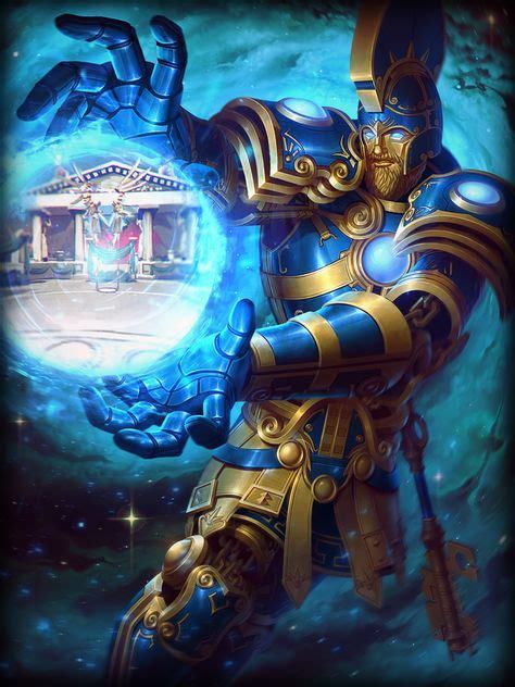 Smite Janus Gold Skin By Andantonius Smite Loading Cards Fantasy