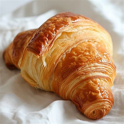 Free Golden Flaky Croissant Image Croissant Baked Golden Download
