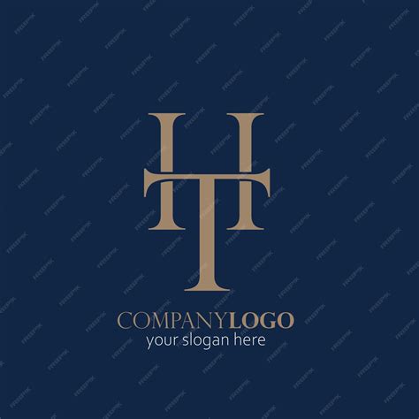 Premium Vector Monogram Th Logo Elegant Company