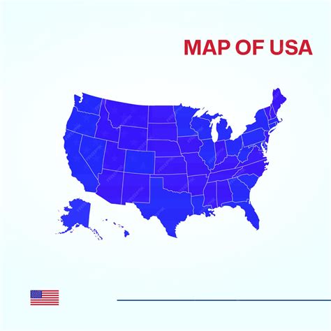 Premium Vector Usa Map Vector
