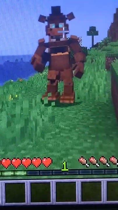 на меня напал мишка Фредди в Майнкрафт😨 хорор страх Youtube