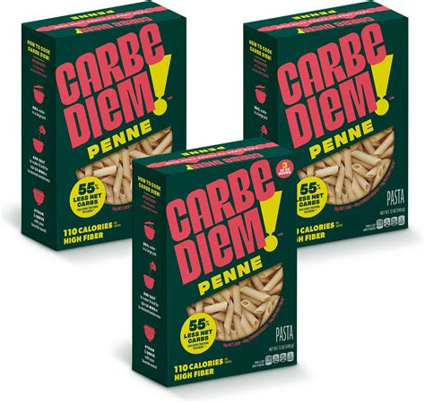 Carbe Diem Penne 3x 12oz Bags Lower Net Carb Pasta