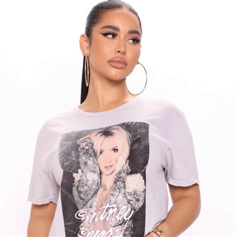 Fashion Nova Tops Fashion Nova Britney Spears Tshirt Poshmark