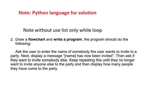 Solved Note Python Language For Solution Note Without Use Chegg