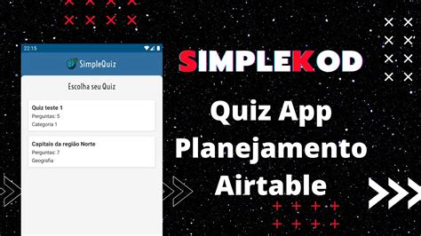 Aplicativo Quiz Planejamento Com Airtable 2 Kodular Youtube