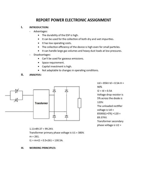report power electronic assignment pdf power electronics transformer