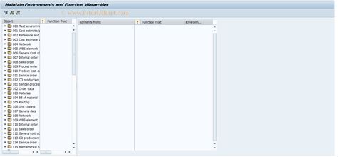 CTU SAP Tcode Function Tree With Tree Control