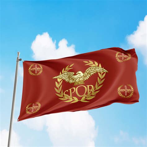 Western Roman Empire Spqr Flag Banner — Apedes Flags And Banners