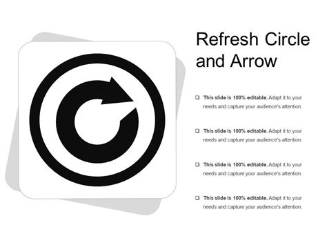Refresh Circle And Arrow Powerpoint Templates Designs Ppt Slide Examples Presentation Outline