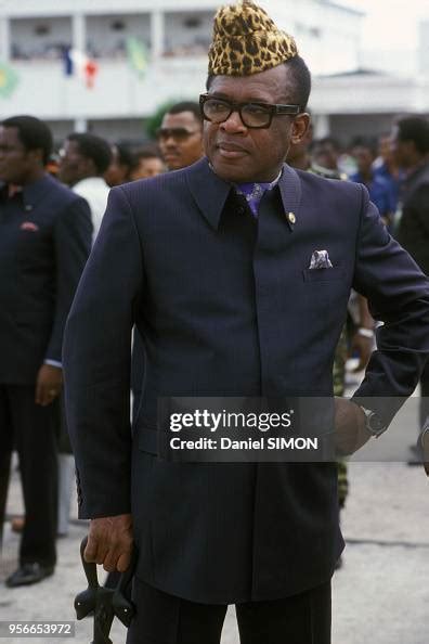 Mobutu Sese Seko Lors De La Visite De François Mitterrand à Kinshasa News Photo Getty Images