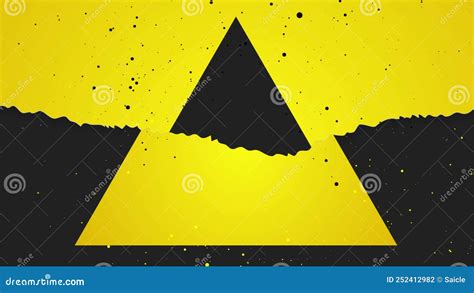 Yellow And Black Minimal Motion Design With Ragged Edge Stock Footage Video Of Drawing Dust