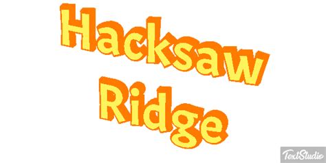 Hacksaw Ridge Movie Animated  Logo Designs