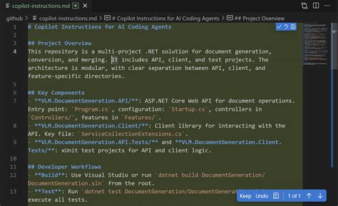 Let Github Copilot Create Custom Instructions Based On Your Codebase