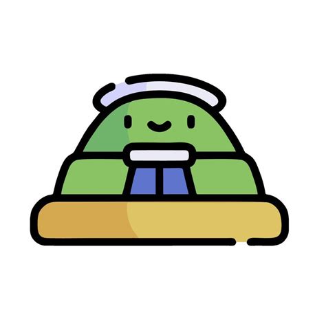 An Alien Hat With A Green Face And A Blue Hat 50602905 Vector Art At