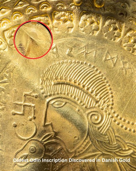 The Time Oldest Odin Inscription Discovered In Danish Gold