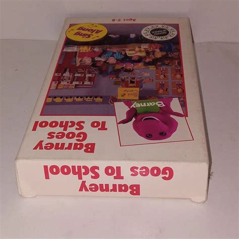 Barney Goes To School Vhs Original 1989 Cast Very 1st Edition 16 50