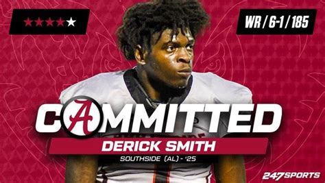 Elite In State Prospect Derick Smith Who Does It All On Friday Nights Commits To Alabama